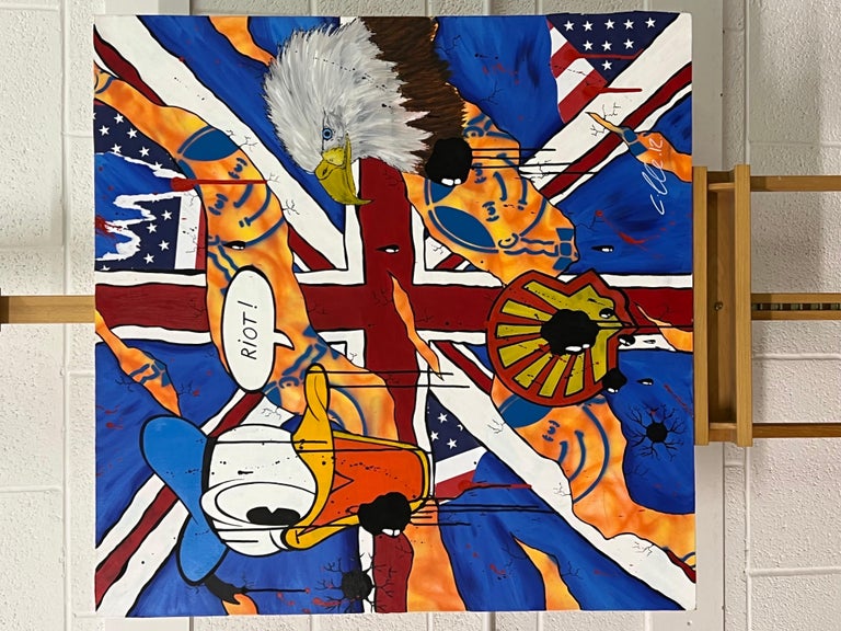 Chris Pegg - Donald Duck Shell Cartoon Contemporary Pop Art by British ...