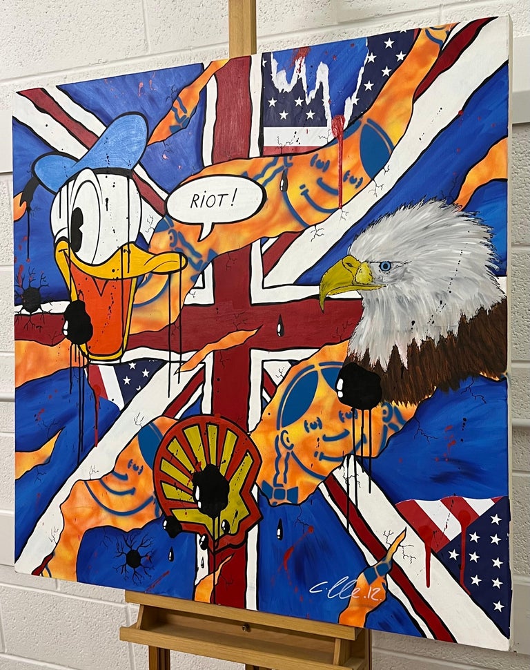 Chris Pegg - Donald Duck Shell Cartoon Contemporary Pop Art by British ...