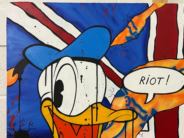 Chris Pegg - Donald Duck Shell Cartoon Contemporary Pop Art by British ...