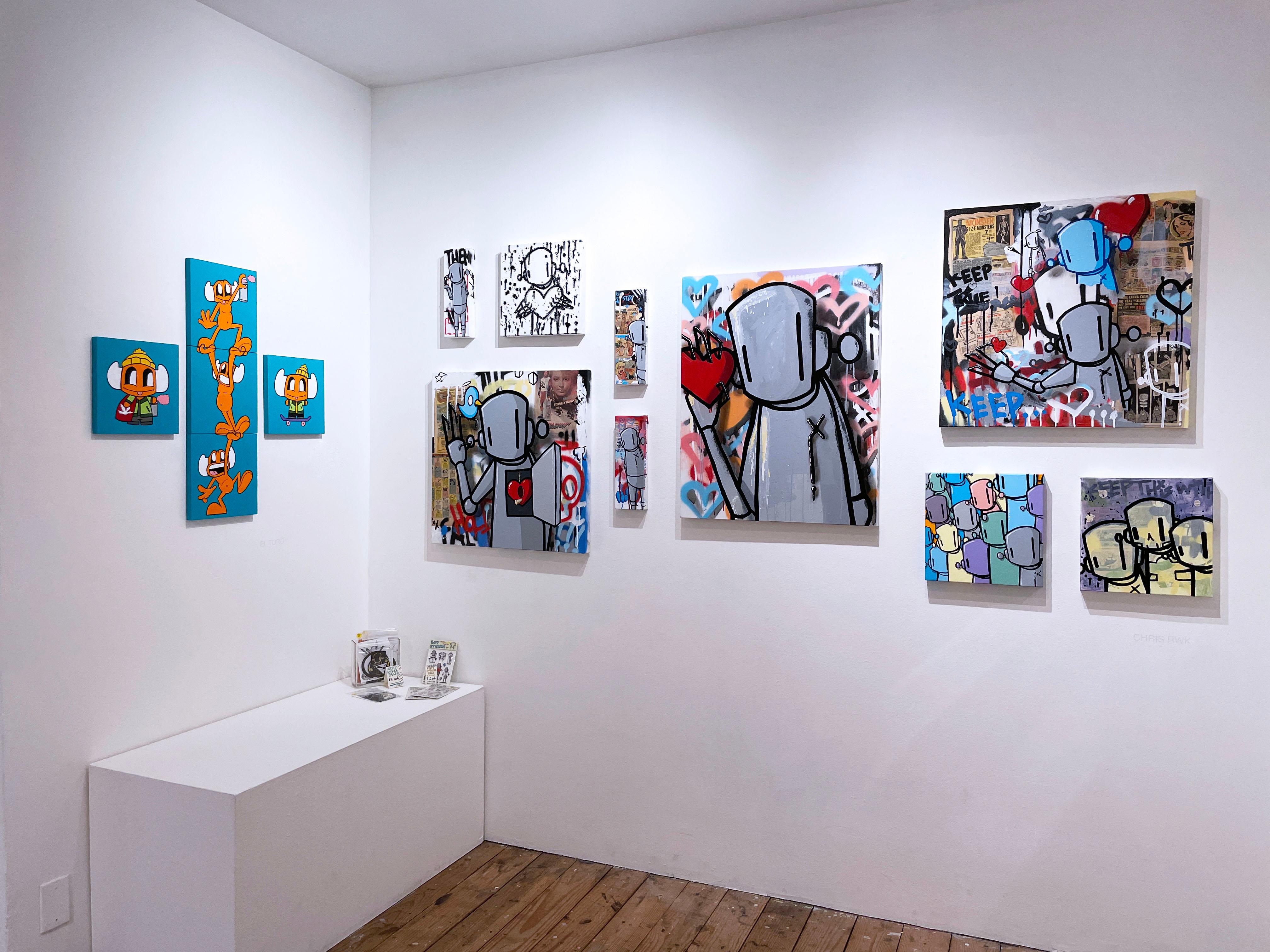 Chris RWK - My Mind Keeps Racing (2022), Chris RWK street art, aerosol ...