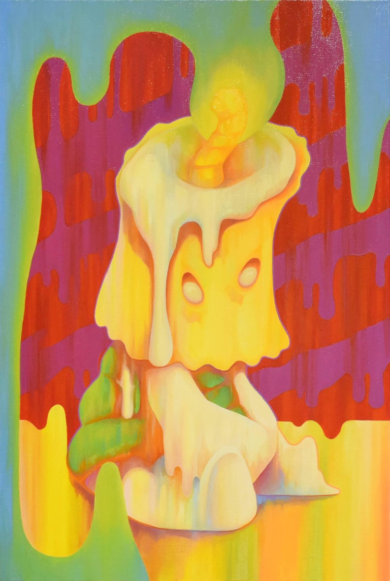 Chris Tan - Alien-Liked Portrait in Pop and Graffiti Style Shows Fun ...