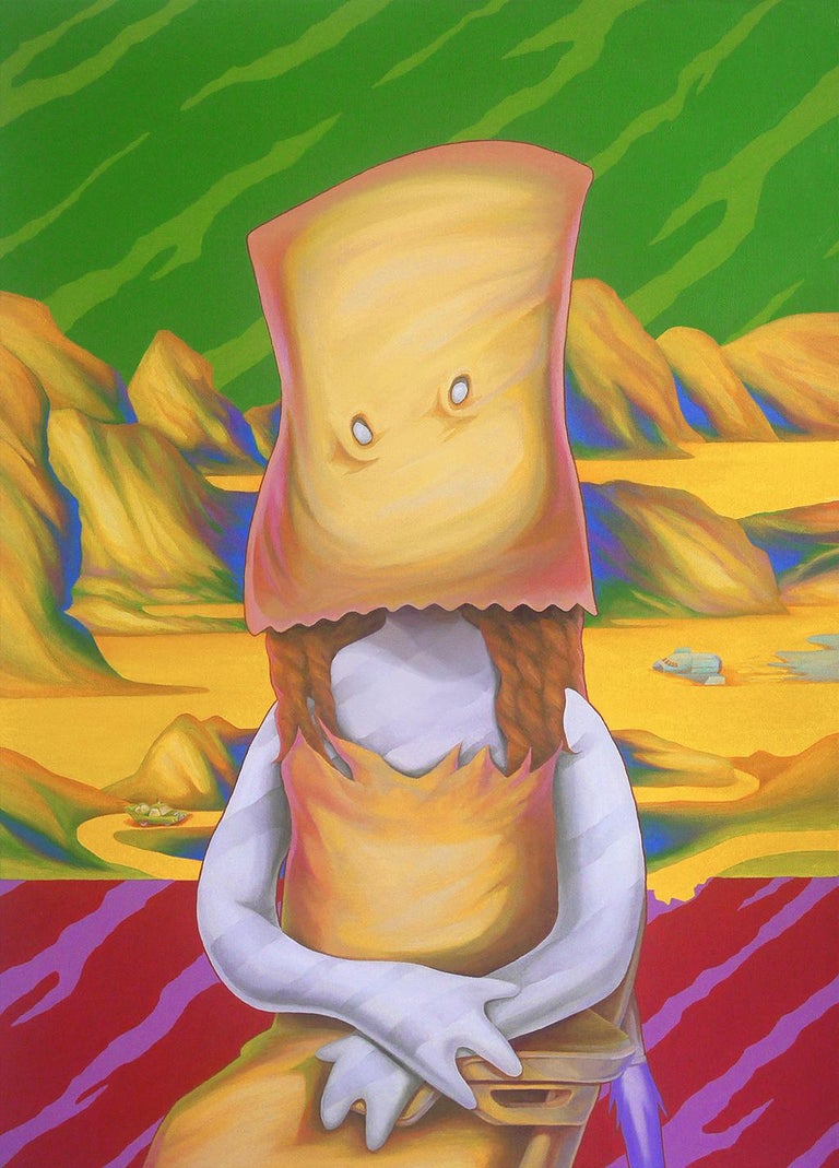 Chris Tan - POP Art in color vibes - BEZ: Monalisa in oil on canvas ...