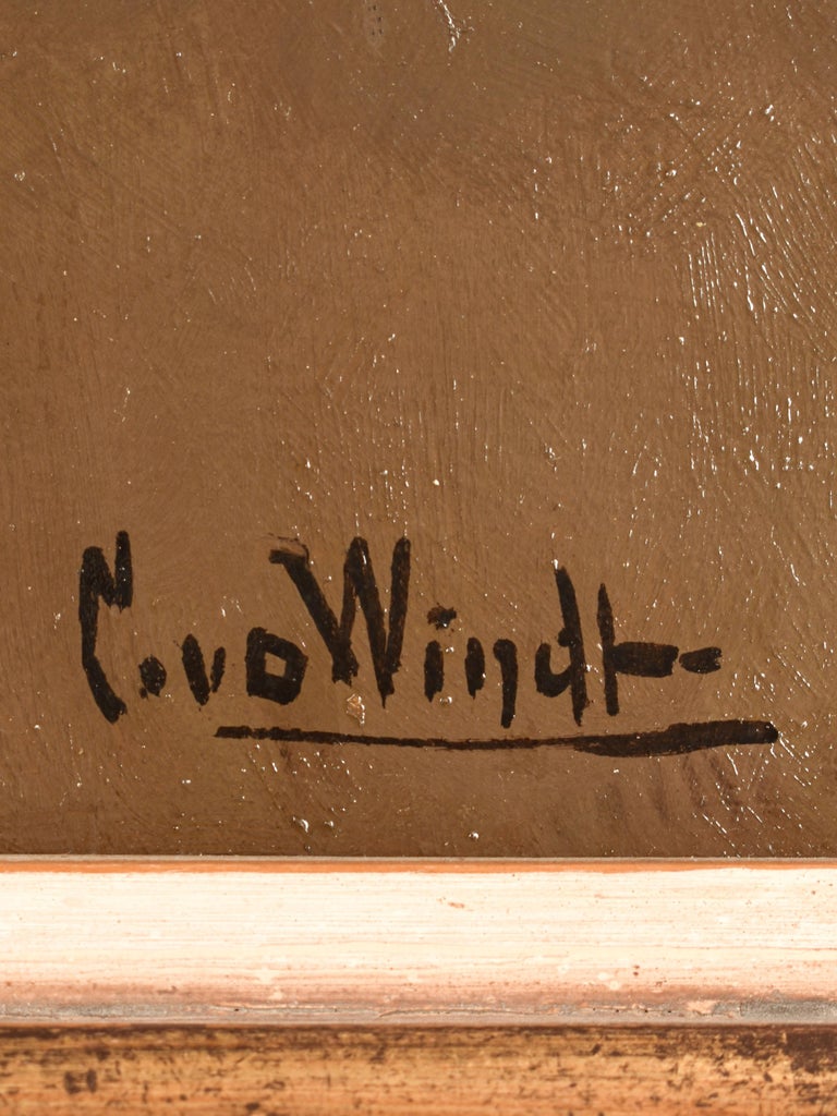 Chris van der Windt - Still life with Chrysanthemums - Chris van der ...