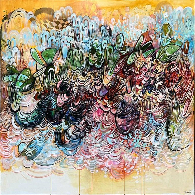 Chris Vance - A Look Back to Nature Acrylic on panel painting 2022 For ...