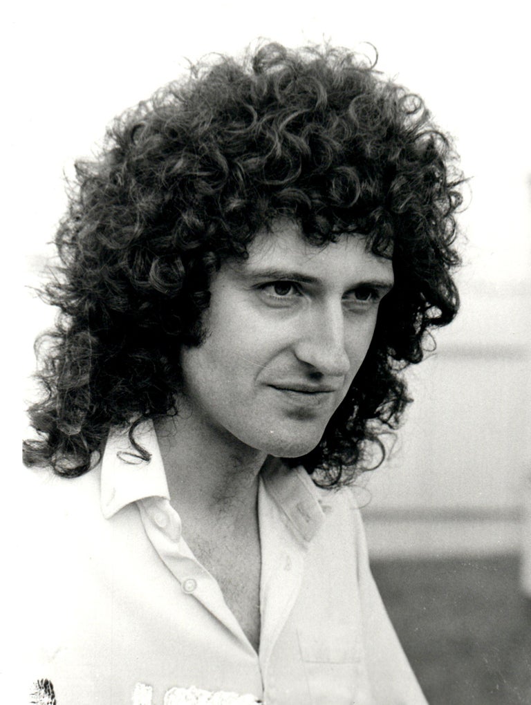 Chris Walter - Brian May of Queen Candid and Smiling Vintage Original ...