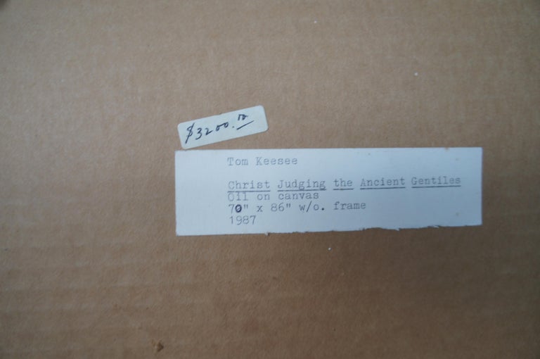 Christ Judging the Ancient Gentiles by Tom Keesee Expressionism Oil ...