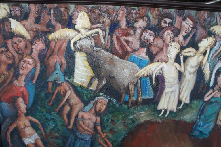 Christ Judging the Ancient Gentiles by Tom Keesee Expressionism Oil ...