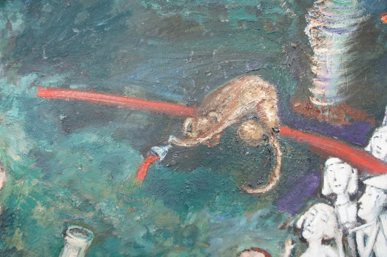 Christ Judging the Ancient Gentiles by Tom Keesee Expressionism Oil ...