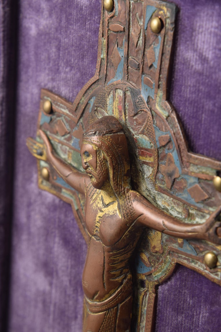 Christ on Cross, 'Corpus Christi', Enamel, Copper, Limoges, 12th-13th ...