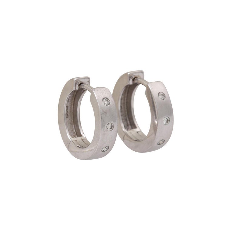Christ Pair Of Hoop Earrings For Sale At 1stdibs
