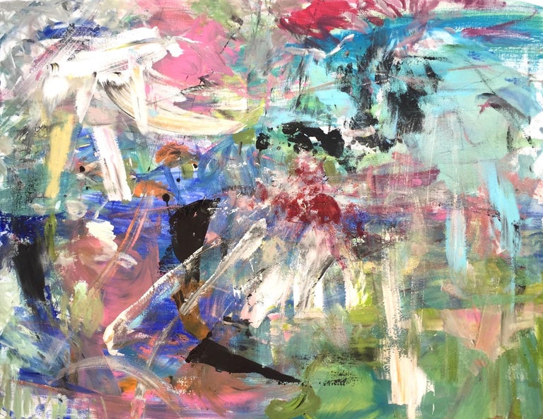 Christel Haag - Invitation, Painting, Acrylic on Canvas For Sale at 1stDibs