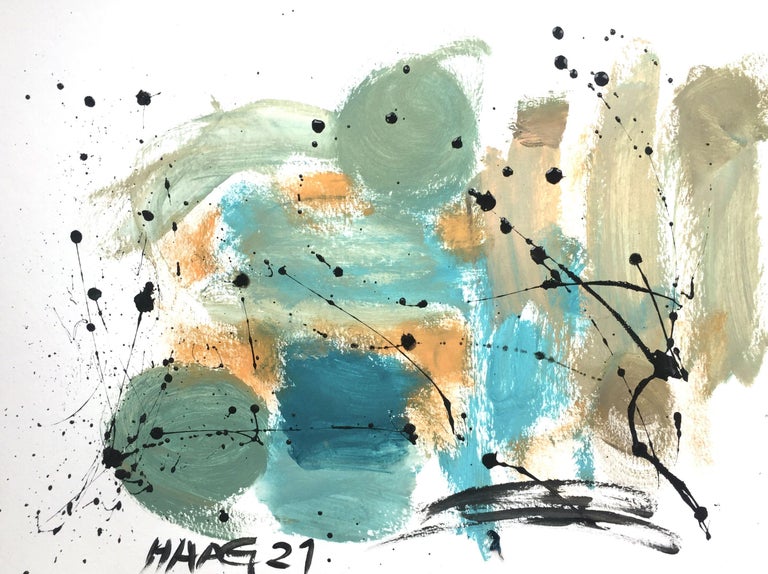 Christel Haag - Just Dreaming, Painting, Acrylic on Paper For Sale at ...