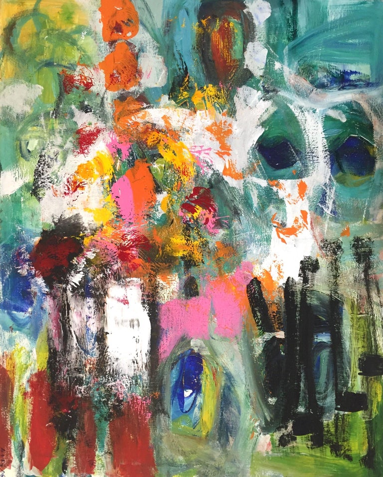 Christel Haag - Spurensuche, Painting, Acrylic on Canvas For Sale at ...