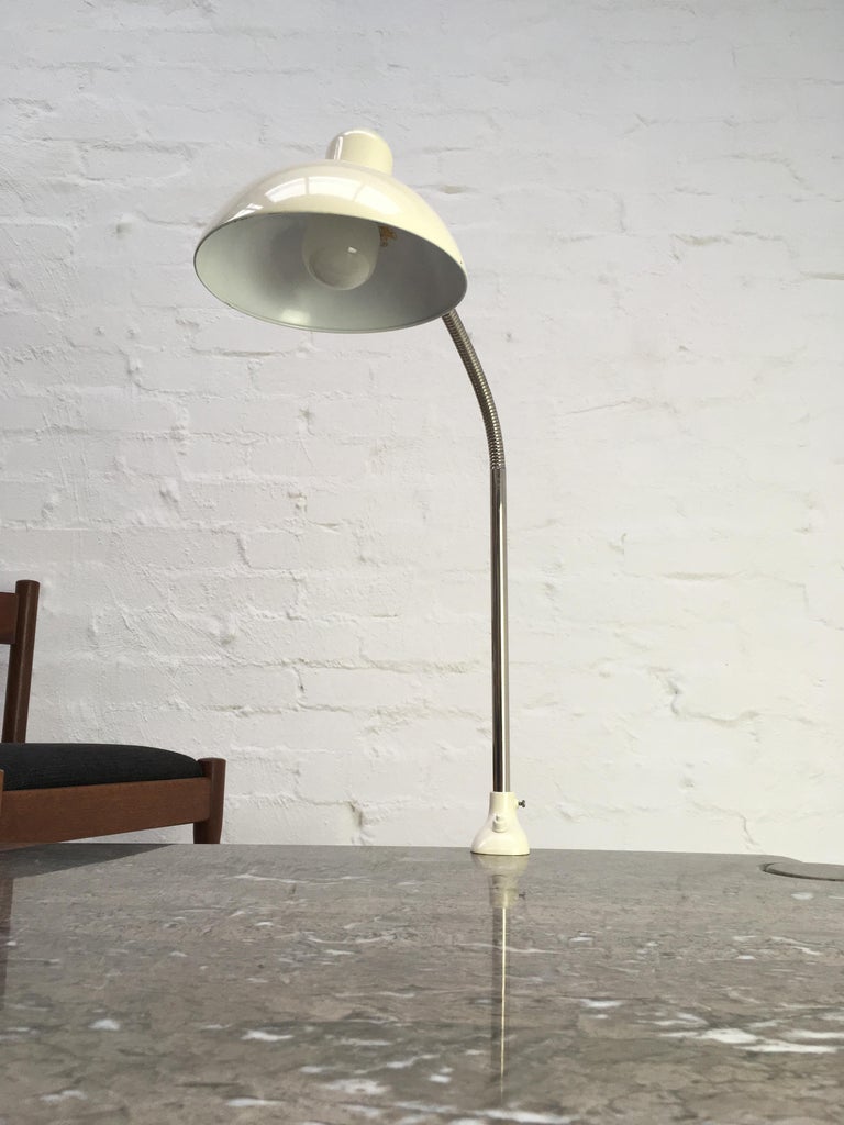 Christian Dell Kaiser Idell 6740 Task Lamp with Clamp, Germany, 1930s at 1stDibs