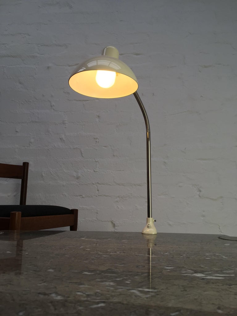 Christian Dell Kaiser Idell 6740 Task Lamp with Clamp, Germany, 1930s at 1stDibs