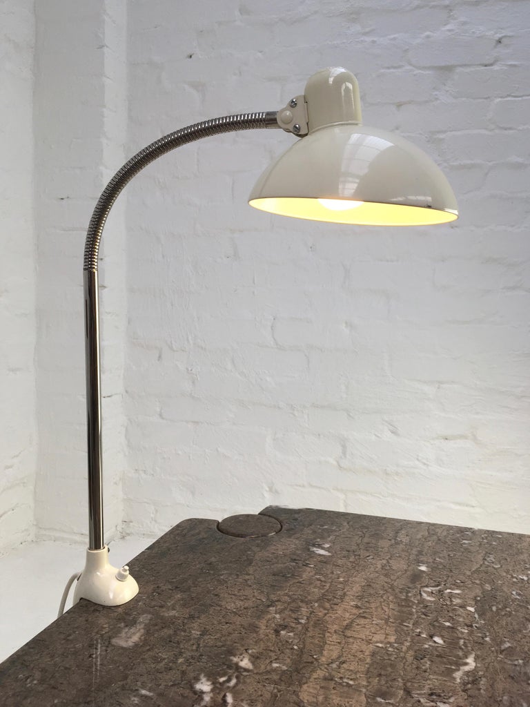 Christian Dell Kaiser Idell 6740 Task Lamp with Clamp, Germany, 1930s at 1stDibs