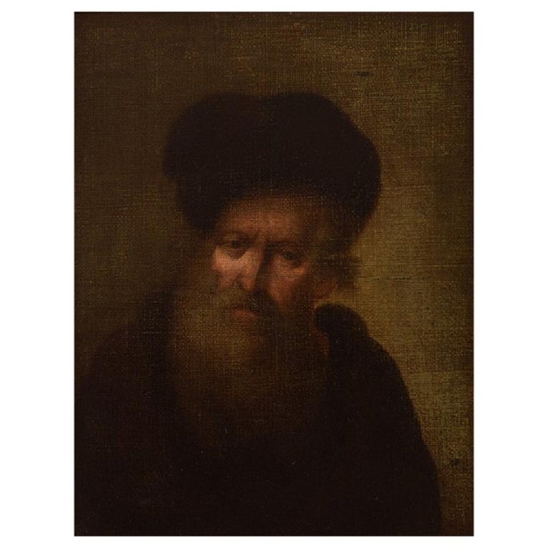 Christian Dietrich, Germany, Oil on Canvas, Portait of an Old Man at ...