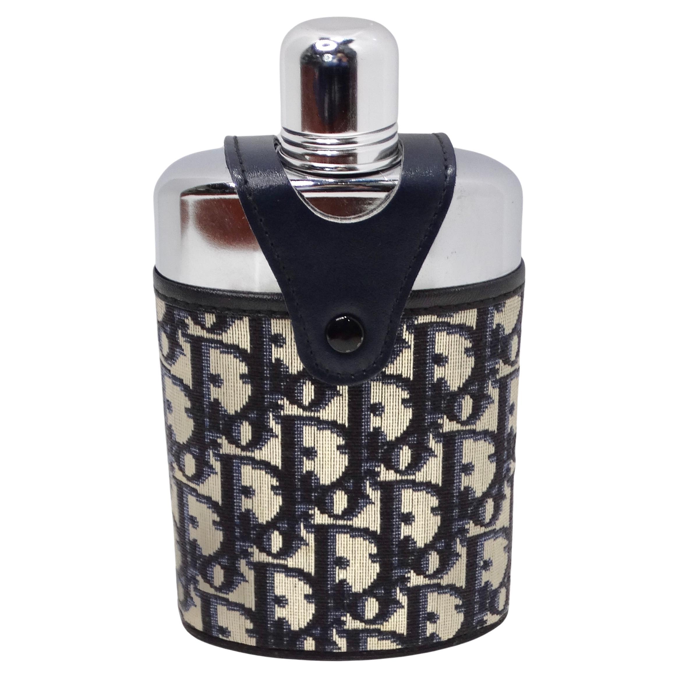 Christian Dior 1960s Monogram Flask For Sale at 1stDibs