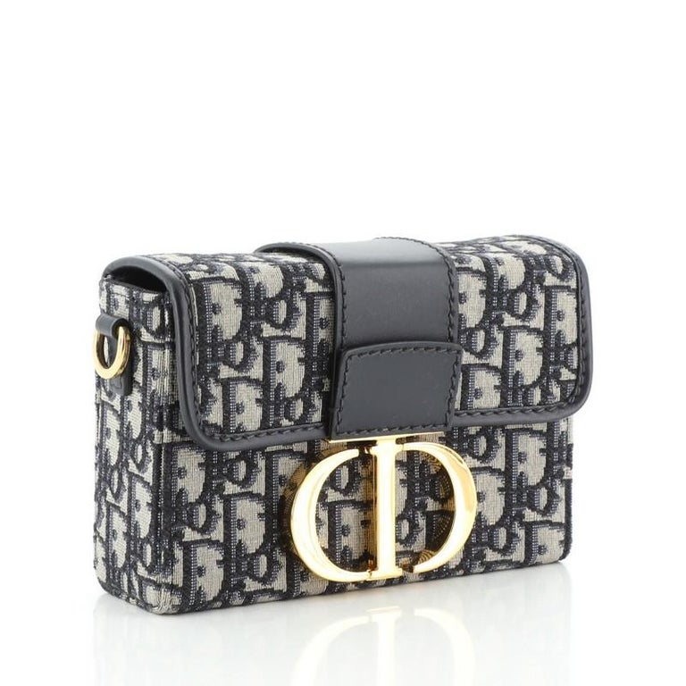 Christian Dior 30 Montaigne Box Bag Oblique Canvas at 1stDibs | dior ...