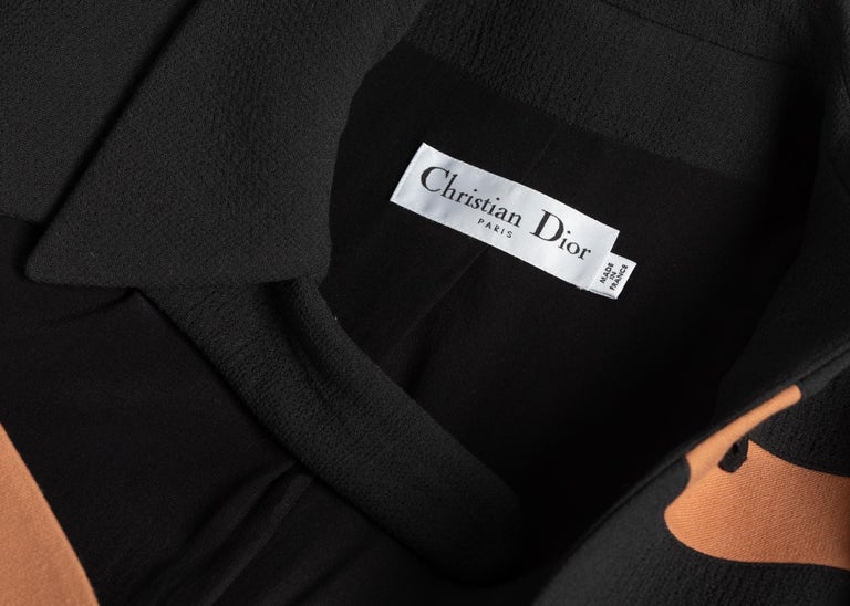 Christian Dior Abstract Stripe Coat Dress Runway Fall, 2015 at 1stDibs