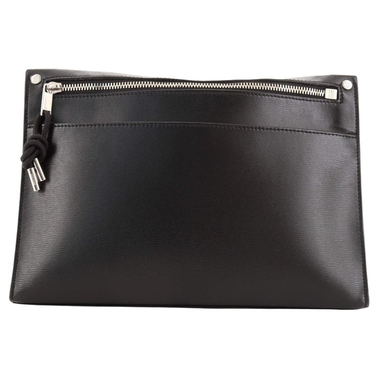 Christian Dior Bee Zip Pouch Leather Medium For Sale at 1stDibs