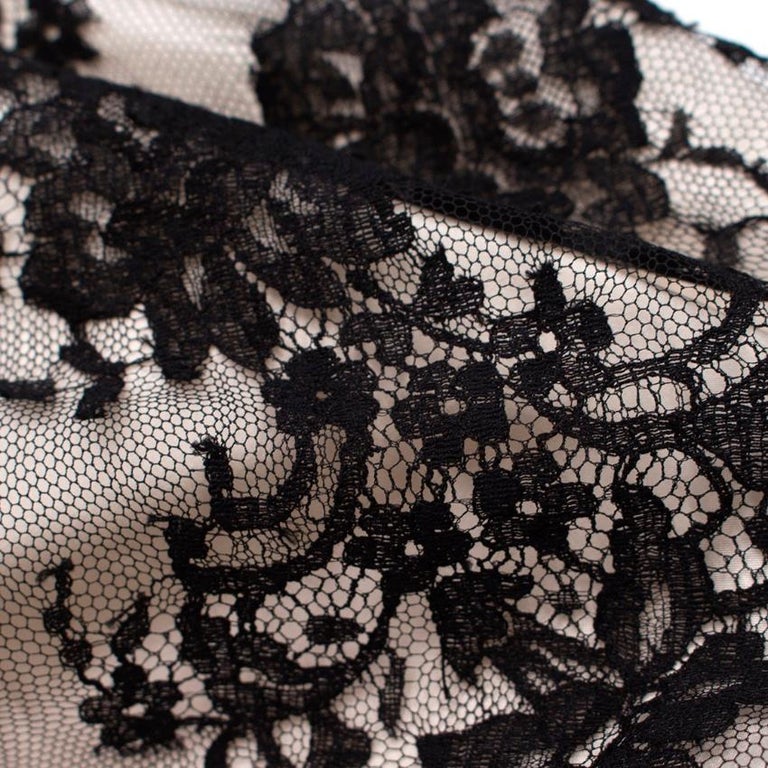 Christian Dior Black and White Lace Dress US 8 at 1stDibs | dior white ...