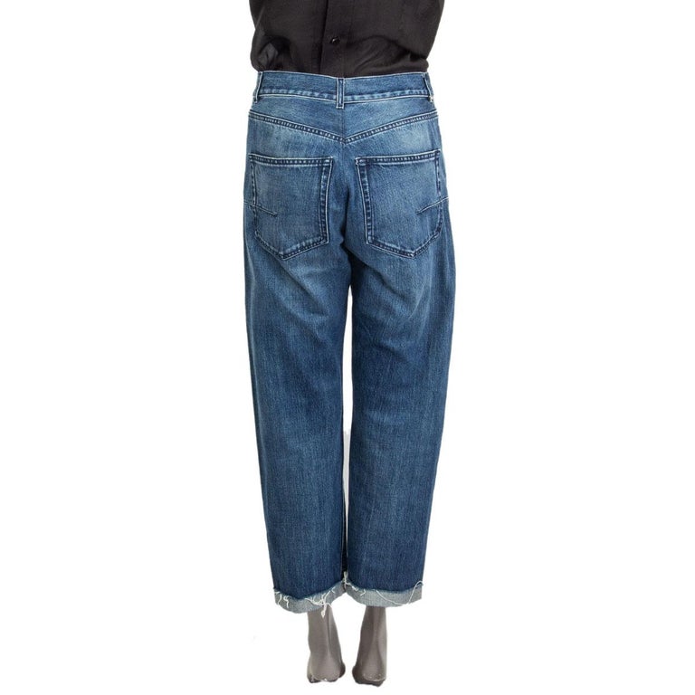 CHRISTIAN DIOR blue cotton Denim 01 BOYFRIEND Jeans Pants XS to S at ...