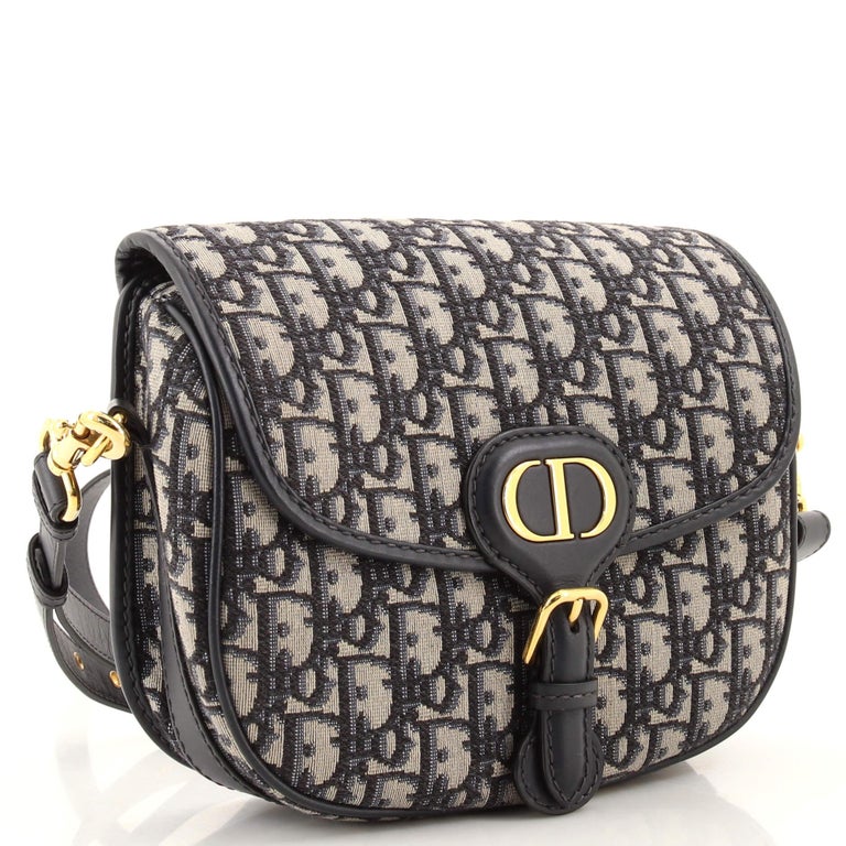 Christian Dior Bobby Flap Bag Oblique Canvas Medium For Sale at 1stDibs