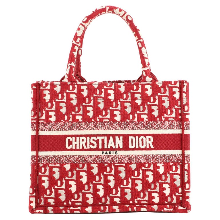 Christian Dior Book Tote Oblique Canvas Small For Sale at 1stDibs