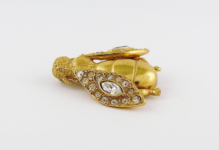 Christian Dior Boutique Iconic Jewelled Bee Brooch at 1stDibs | dior ...