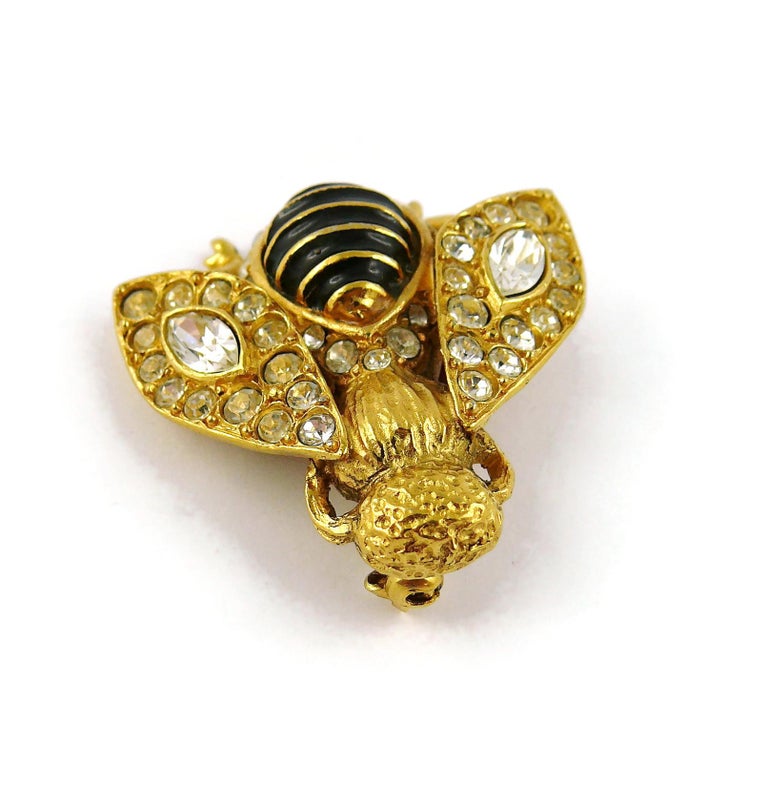 Christian Dior Boutique Iconic Jewelled Bee Brooch at 1stDibs