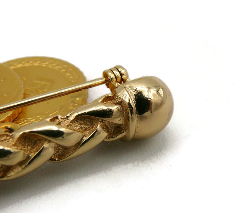 Christian Dior Vintage Bicentennial Coin Limited Edition Brooch, 1989 ...