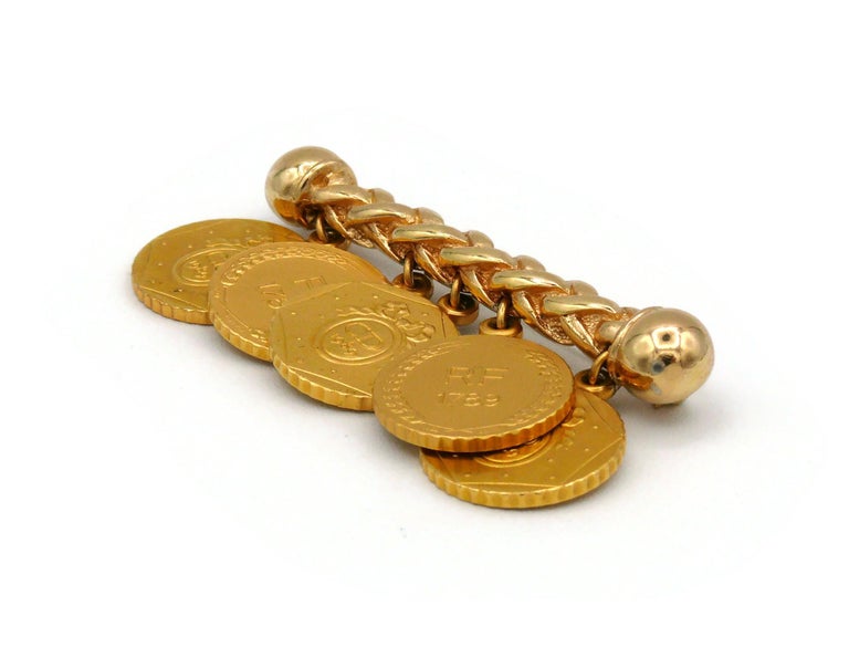 Christian Dior Vintage Bicentennial Coin Limited Edition Brooch, 1989 ...