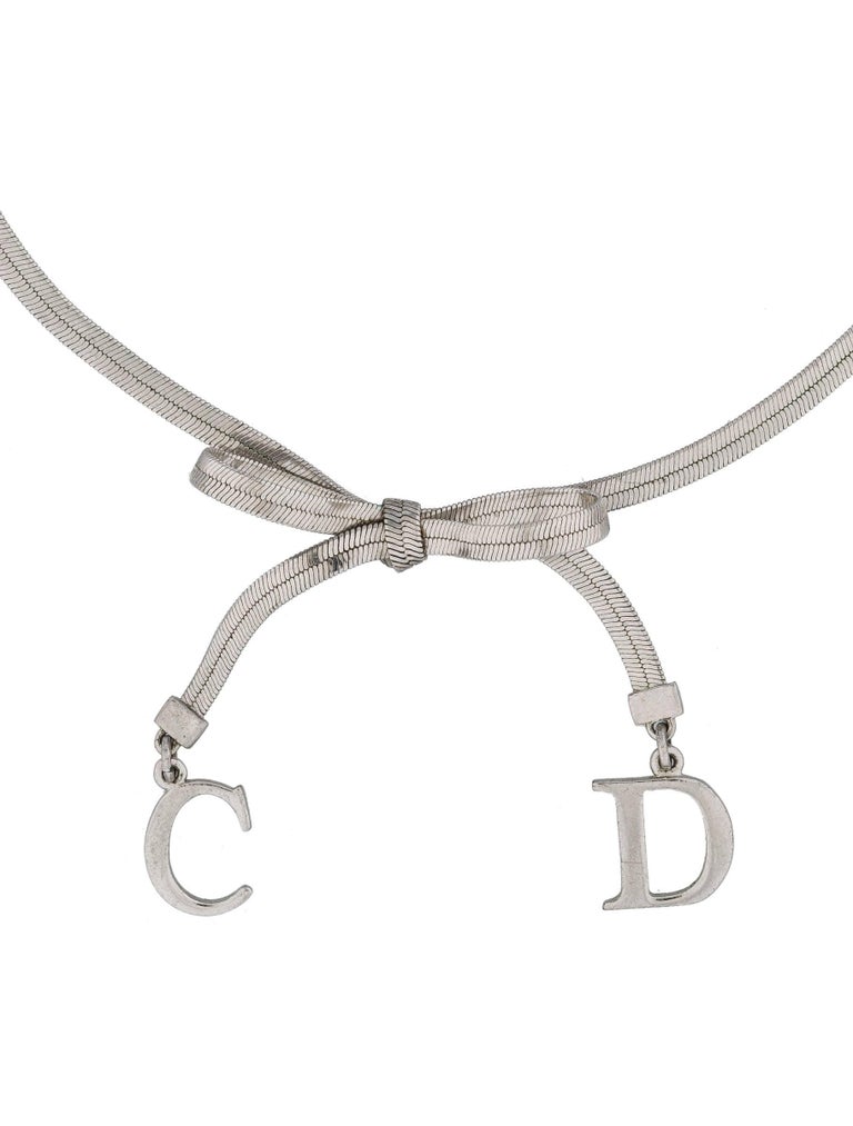 Christian Dior Bow Choker Necklace For Sale at 1stDibs | christian dior ...