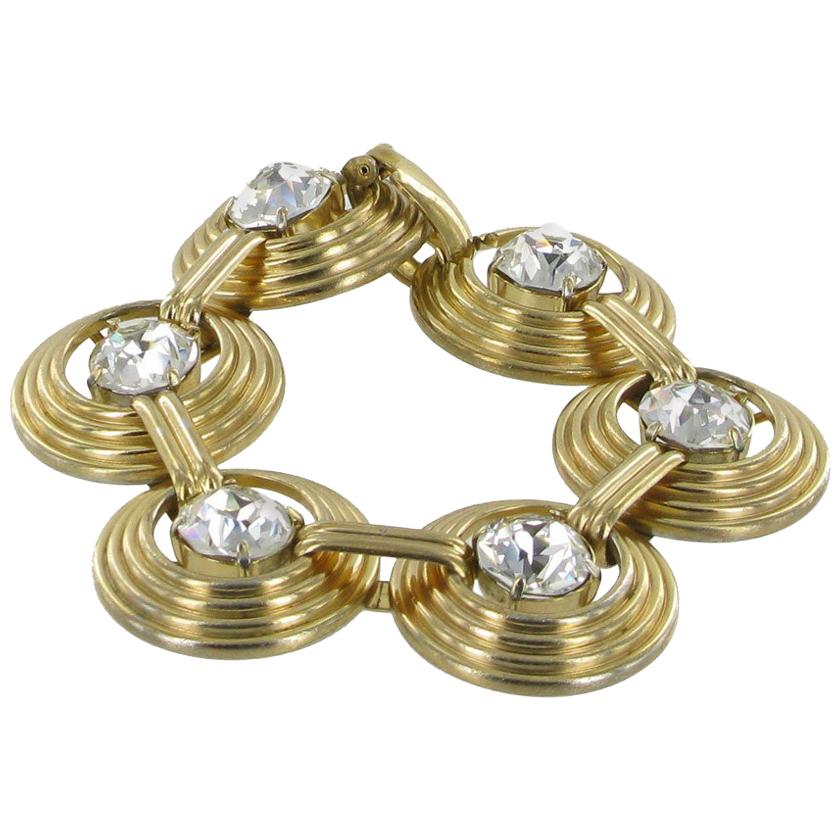 Christian Dior Silver Chain Bracelet For Sale at 1stDibs