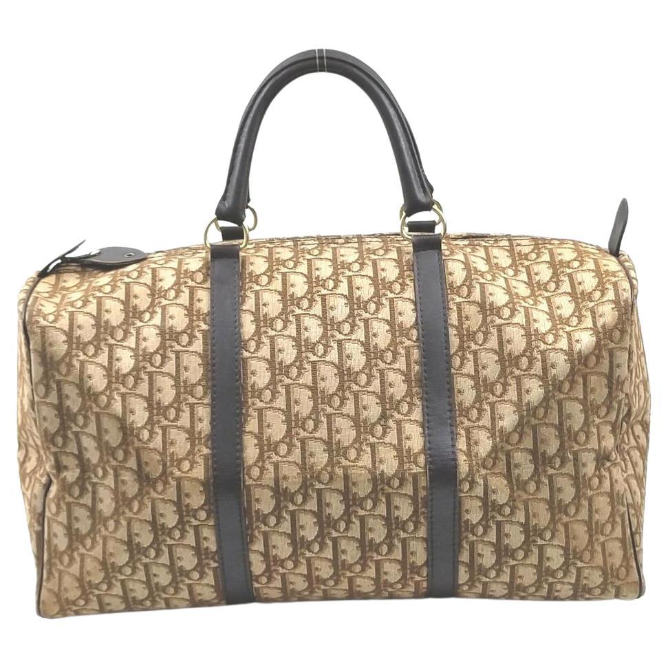 Vintage Dior Monogramme Canvas and Leather Vanity Case Trunk at 1stDibs ...