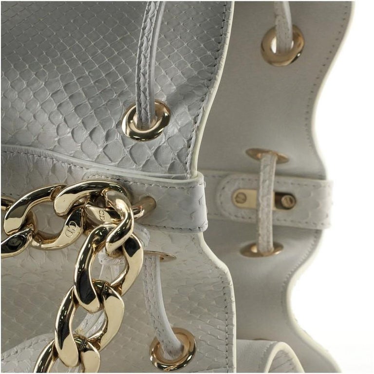 Christian Dior Bubble Bag Python Small at 1stDibs