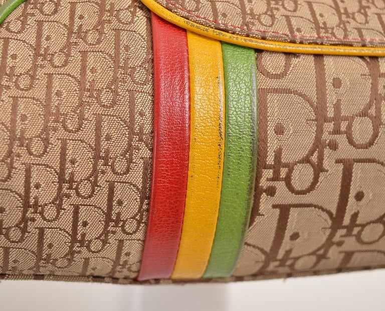 Christian Dior By Galliano Fw/2004 Rasta Cross Body Bag For Sale at 1stDibs