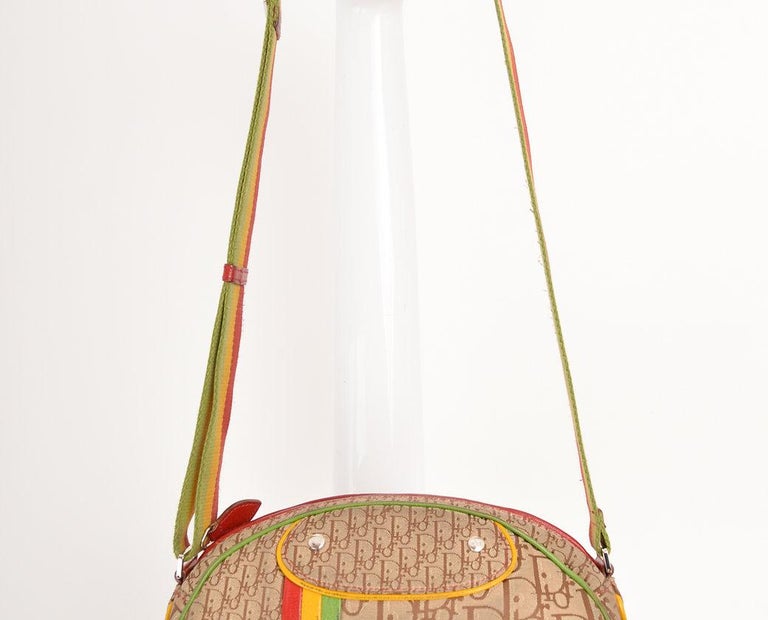 Christian Dior By Galliano Fw/2004 Rasta Cross Body Bag For Sale at 1stDibs