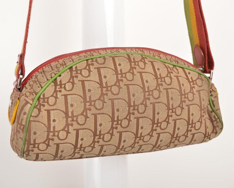 Christian Dior By Galliano Fw/2004 Rasta Cross Body Bag For Sale at 1stDibs
