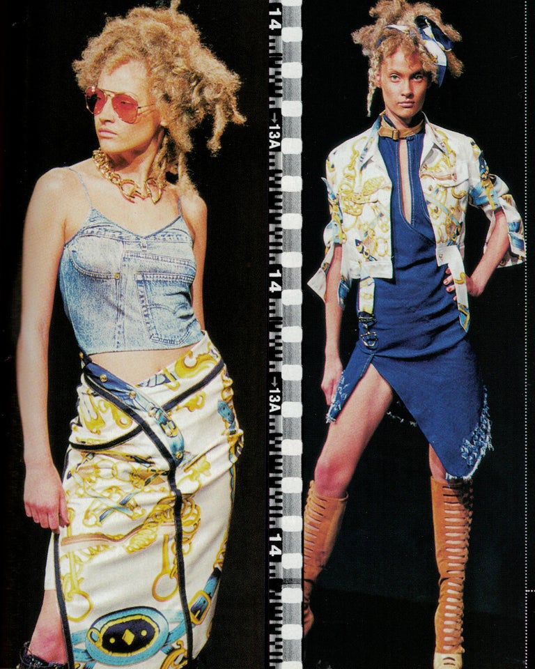 Christian Dior by John Galliano equestrian print silk jacket and skirt ...