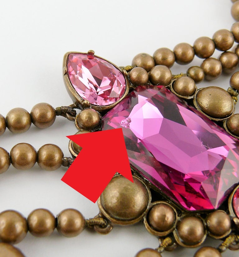 Christian Dior Jewelled Edwardian Choker Necklace at 1stDibs