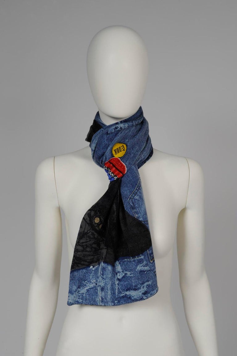 Christian Dior By John Galliano Miss Diorella Scarf, Fall-Winter 2001 ...