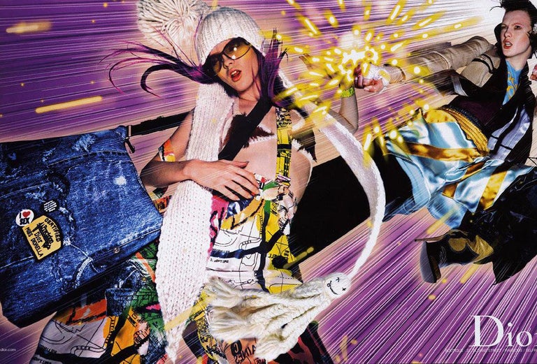 Christian Dior By John Galliano Miss Diorella Scarf, Fall-Winter 2001 ...