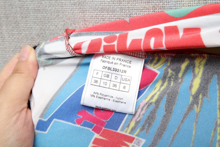 Christian Dior by John Galliano Rasta Print Tank Top T-shirt For Sale ...