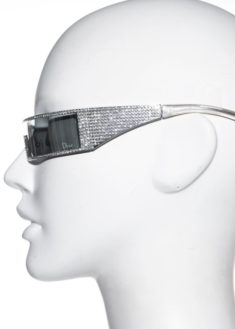 Christian Dior by John Galliano Swarovski crystal 'punk' sunglasses, ss ...