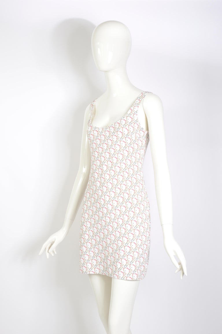 Christian Dior by John Galliano vintage ss 2005 flower logo print ...