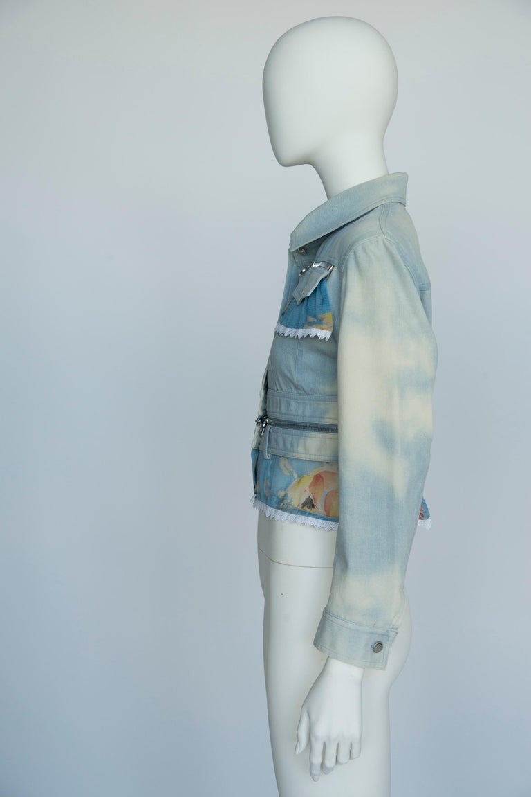 Christian Dior By John Galliano Zip-Detailed Cropped Jacket, Spring ...