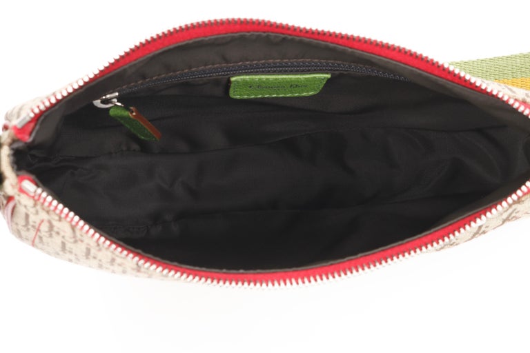 CHRISTIAN DIOR c.2004 “Rasta” Brown Diorissimo Saddle Shoulder Bag at ...
