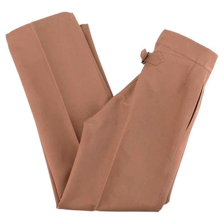 Vintage Christian Dior By Galliano Brown Suede Patchwork Leather Pants ...